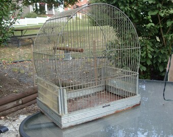 Popular items for wire bird cage on Etsy