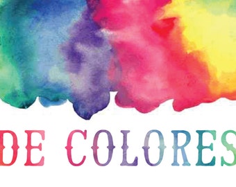 Items similar to De Colores Rainbow Cross on Etsy