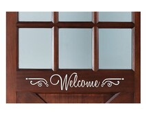 Popular items for welcome sign vinyl on Etsy