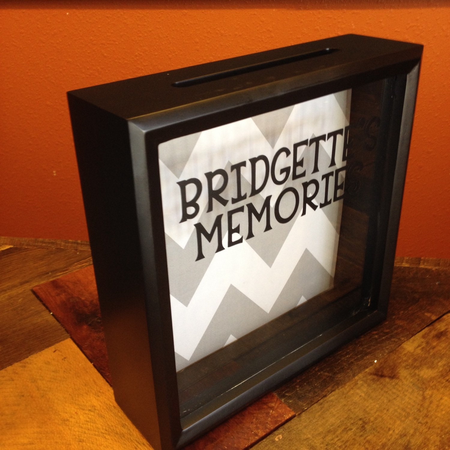 Ticket Stub Box Admit One Memory Box 8x8 Shadow Box