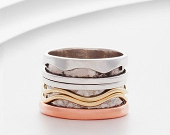 Popular items for spinning rings on Etsy