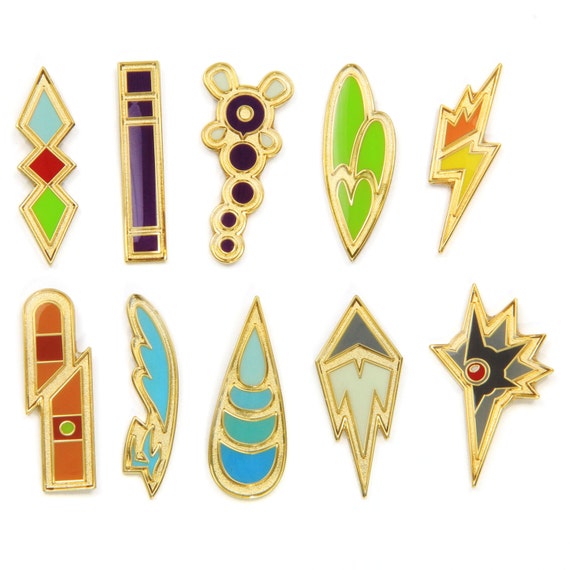 Pokemon Badges Gen 5 Unova League by PokemonBadges on Etsy