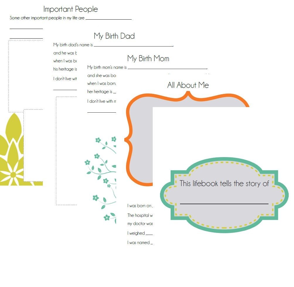 Foster Care Lifebook