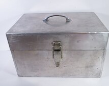 Popular items for metal tool box on Etsy