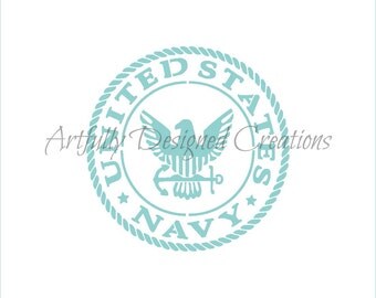 Navy stencil | Etsy