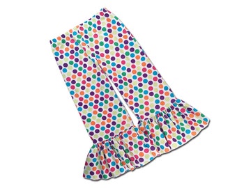 Items similar to Little Girls, Toddler, or Baby Ruffle Bottom Pants on Etsy
