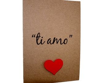 Popular items for italian i love you on Etsy