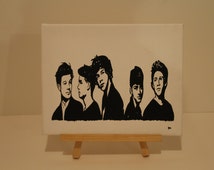 Popular items for silhouette canvas on Etsy