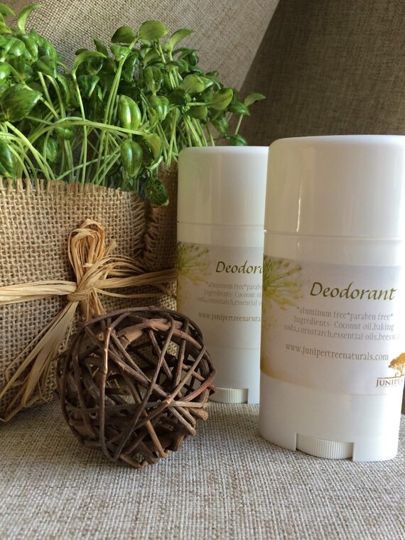 Organic Deodorant-aluminum free-paraben by JuniperTreeNaturals