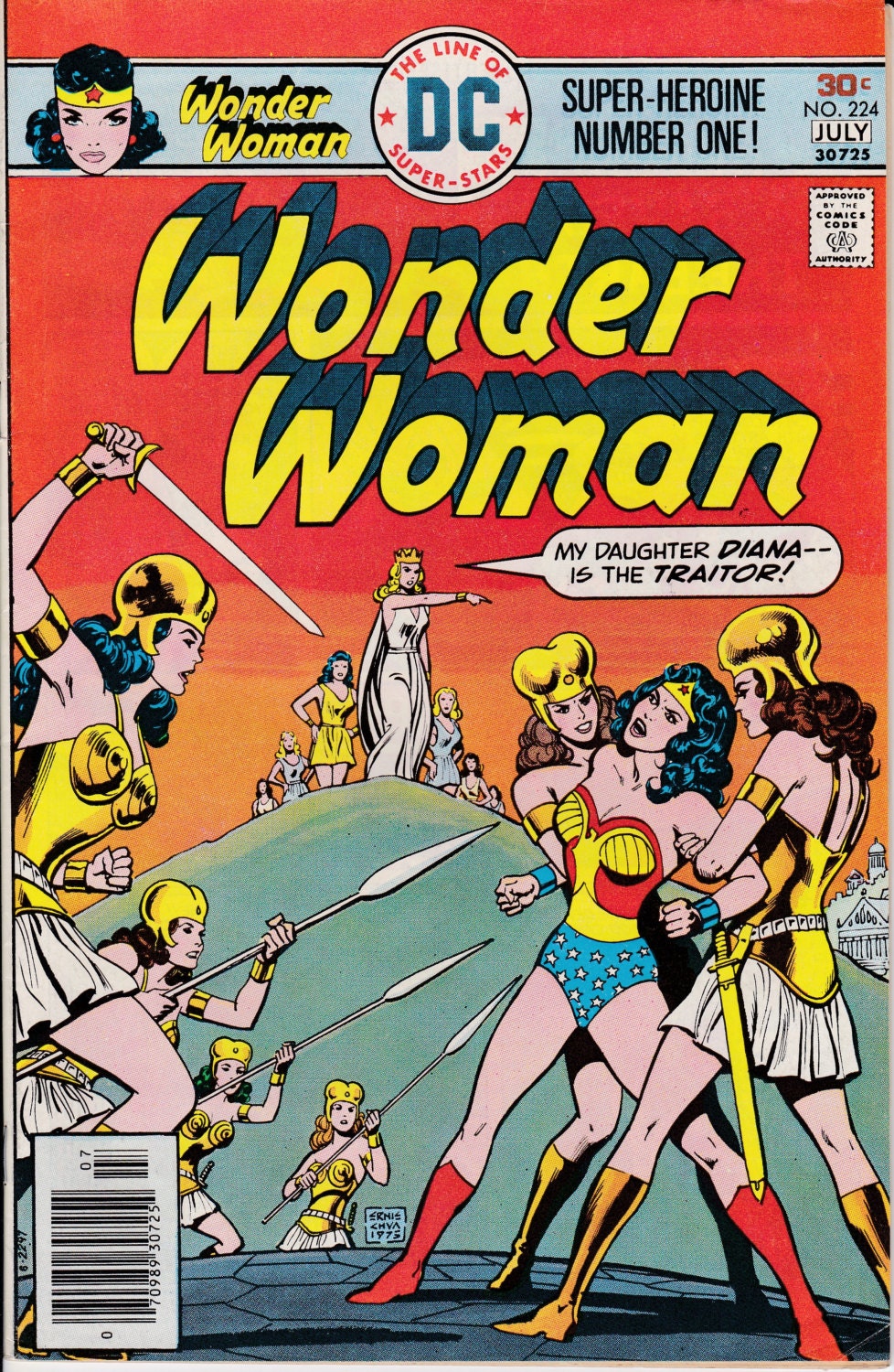 Wonder Woman 224 July 1976 Issue DC Comics Grade by ViewObscura