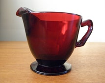 Popular items for red creamer on Etsy
