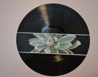 Painted records | Etsy