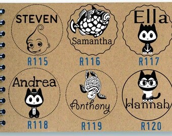 Popular items for kids name stamp on Etsy