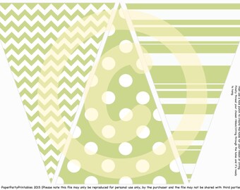 Printable bunting | Etsy