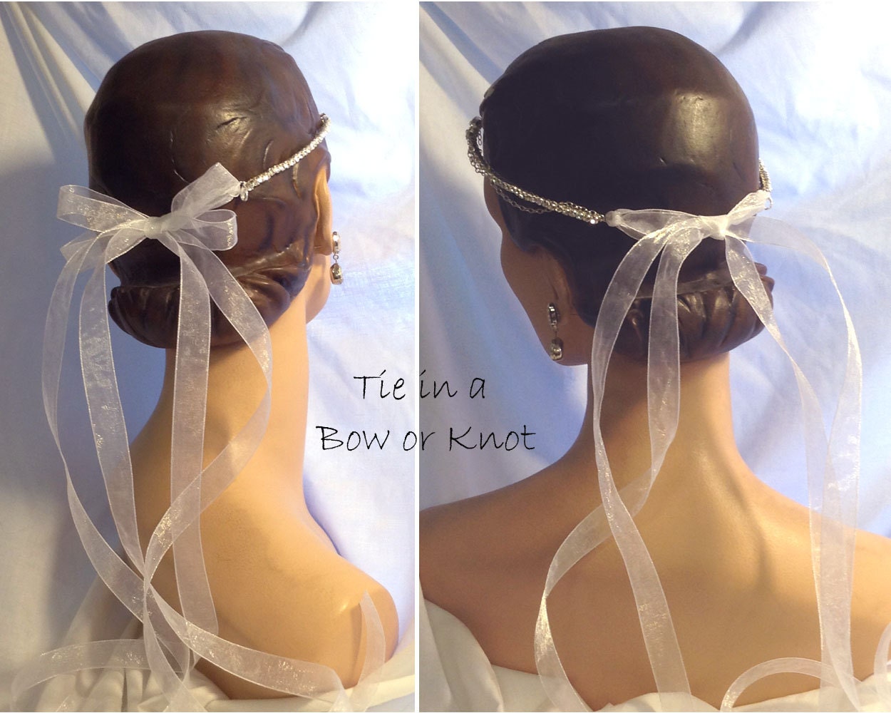 Bridal Forehead Band Bridal Headband Rhinestone Hair