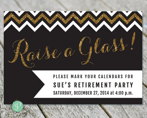 Items Similar To Retirement Party Save The Date Invitation Postcard 