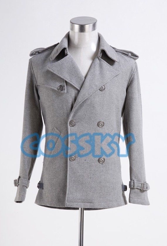 Twilight Edward Cullen Grey Pea Coat by cossky on Etsy