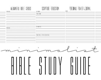 Popular items for bible study on Etsy