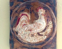 Popular items for rooster tiles on Etsy