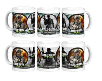 Call of Duty MW3 Modern Warfare COD Personalise Mug Cup Gift Gamertag ...