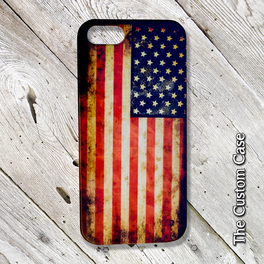 Grunge American Flag Phone Case Patriotic Phone Case