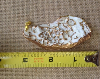 Popular items for oyster shell pendant on Etsy