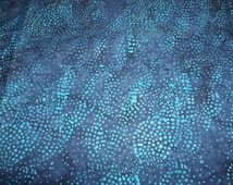 Popular items for blue batik fabric on Etsy