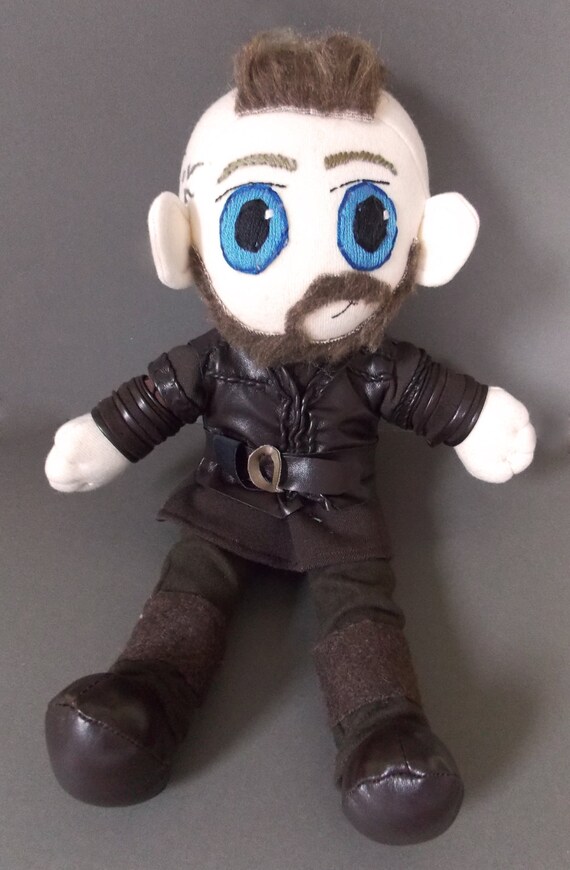 Ragnar Lothbrok The Vikings Doll Plushie by MrDollsyPlushberley