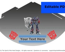 Popular items for optimus prime party on Etsy