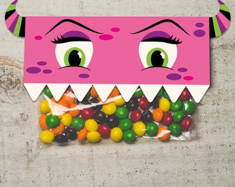 Items similar to INSTANT DOWNLOAD Printable Classroom Valentine Monster ...