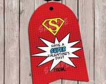 Popular items for superhero valentine on Etsy