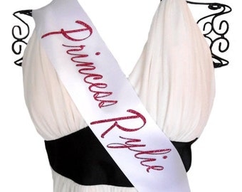 Popular items for princess sash on Etsy
