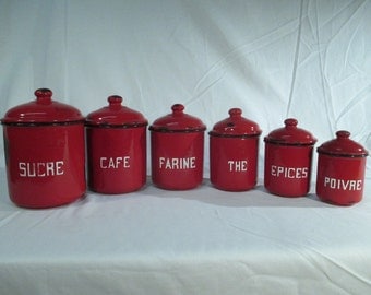 Popular items for french canisters on Etsy