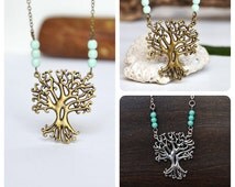 Sale, Forest Tree Necklace, Tree Necklace, Tree Pendant, Folk Necklace ...