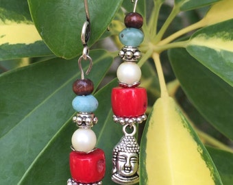 Asain Coin Earrings by MyGoodVibes on Etsy