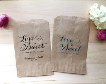 Candy buffet bags | Etsy