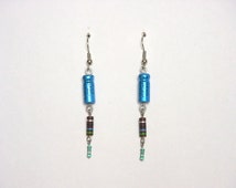 Unique resistor earrings related items | Etsy