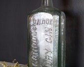 Items similar to Antique Gordon's London Dry Gin Bottle on Etsy