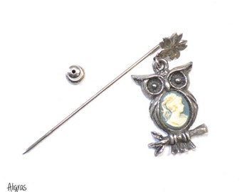 Popular items for vintage owl pin on Etsy