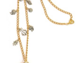 Nautical Rope Necklace, Color Block Necklace, Tribal Rope Necklace ...