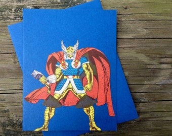 Thor birthday card | Etsy