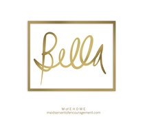 Unique bella name related items | Etsy