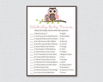 Stork Baby Shower Word Scramble Game Printable by ShowerThatBaby
