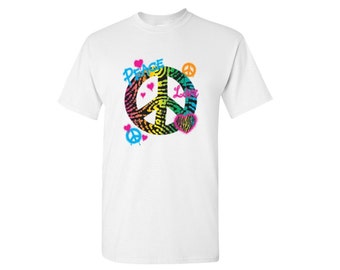 Popular items for peace shirt on Etsy