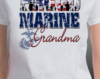 Marine grandma | Etsy