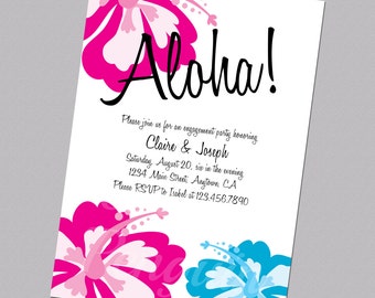 Aloha invitation | Etsy