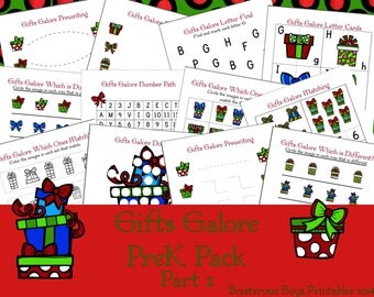 Christmas Gingerbread Treats PreK Printable Thematic Learning