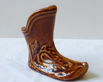 Ceramic cowboy boots | Etsy