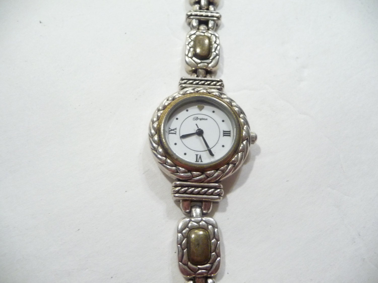 Ladies Genuine Silver Brighton Link Bracelet Watch – Haute Juice