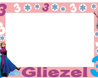 Frozen photo booth | Etsy